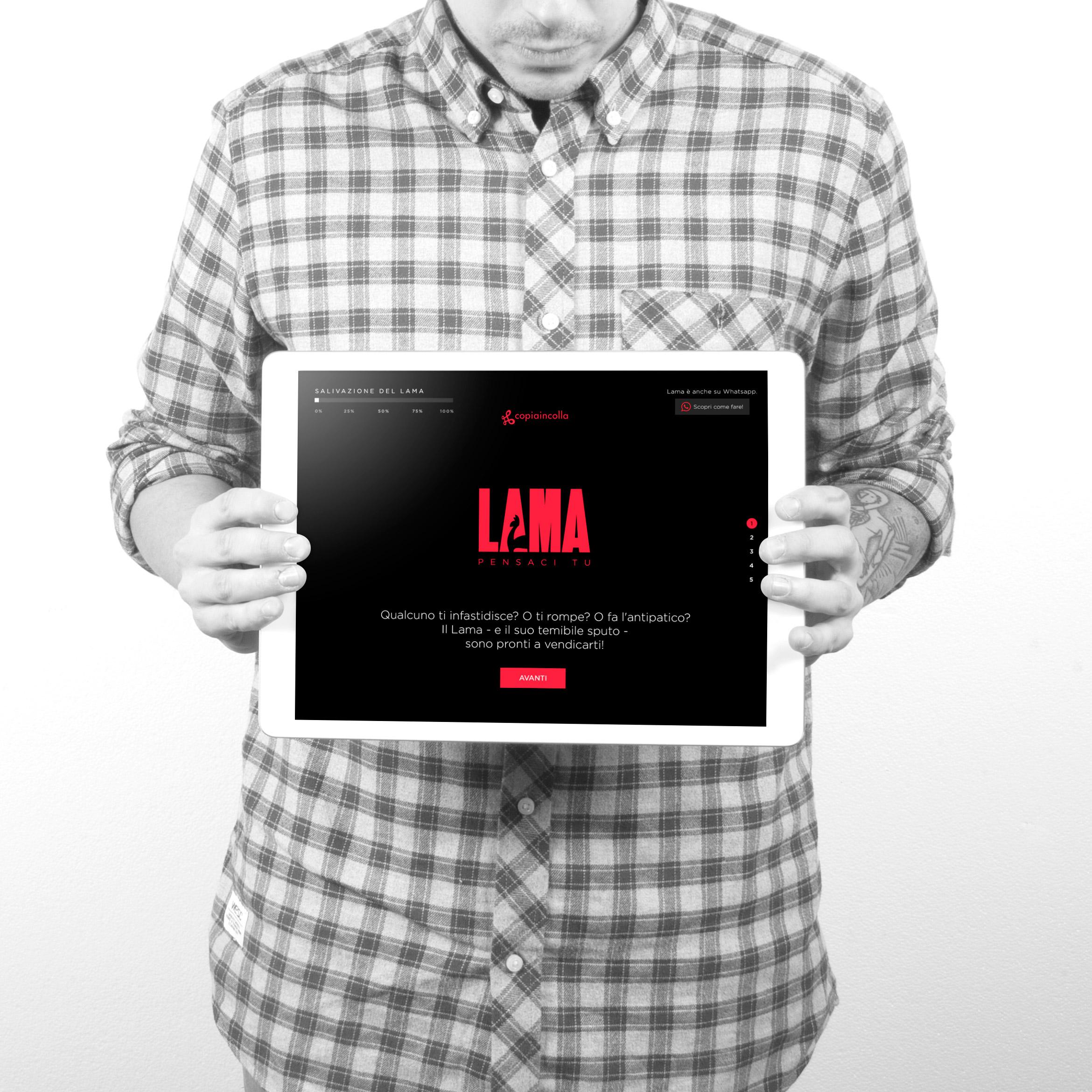 La campagna-vendetta con il sito web del lama che sputa mail - copiaincolla